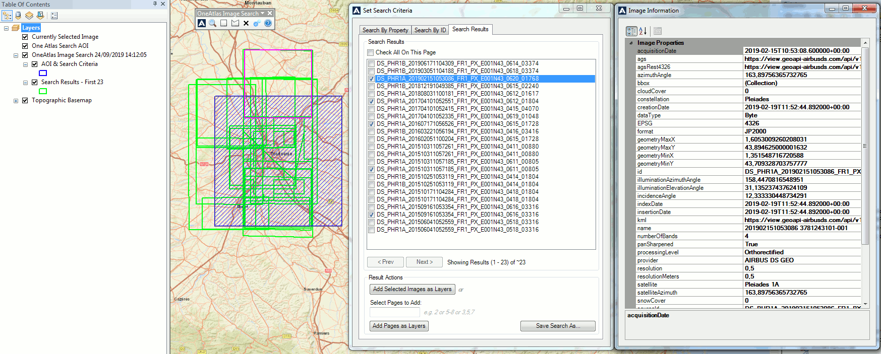 OneAtlas Basemap - GIS Tools
