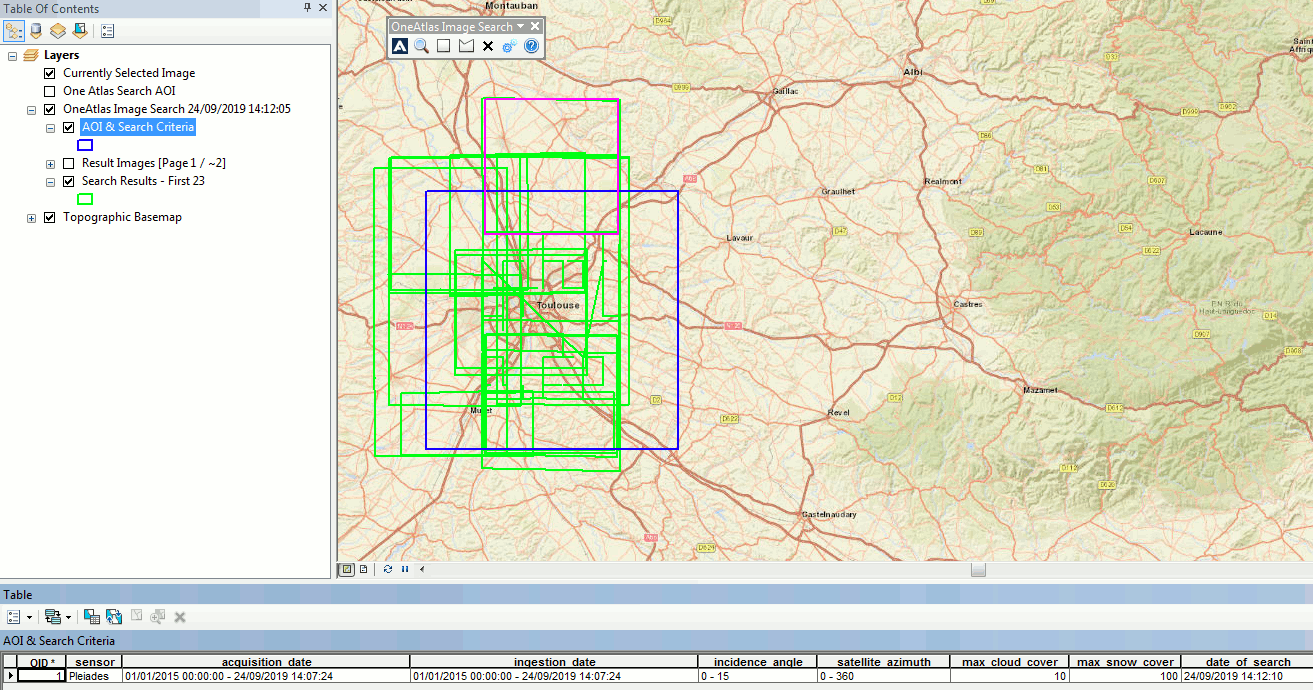 OneAtlas Basemap - GIS Tools